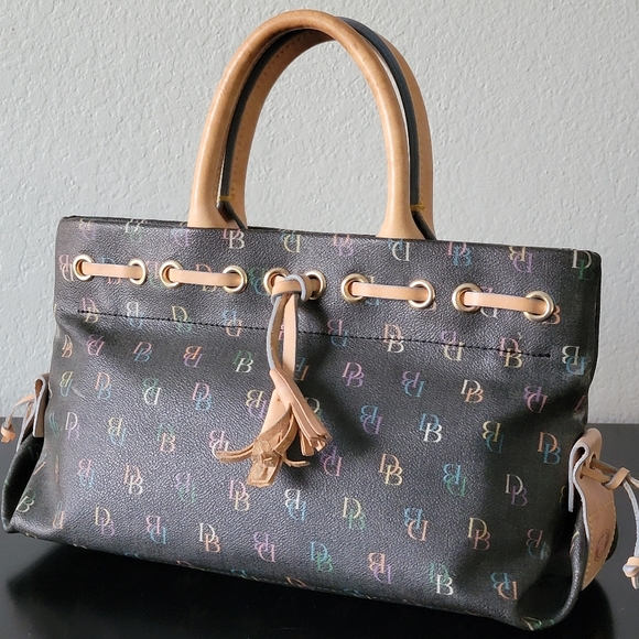 Dooney & Bourke | Bags | Dooney Bourke Signature Canvas Satchel | Poshmark